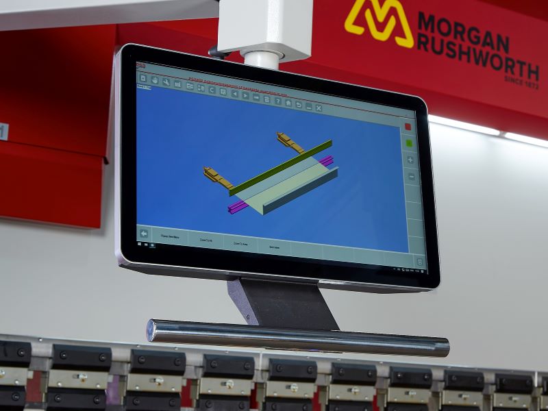 Morgan Rushworth PBXS CNC 2600/90 CNC Hydraulic Press brake