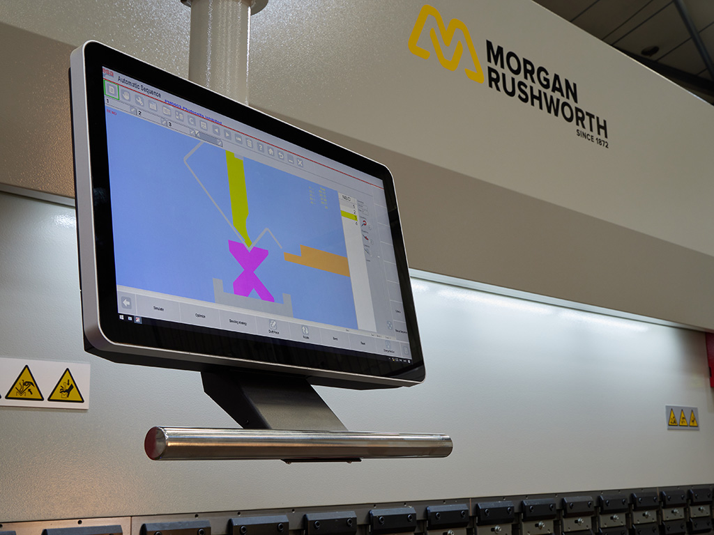 Morgan Rushworth PBXS CNC 1250.40 CNC Hydraulic Press brake