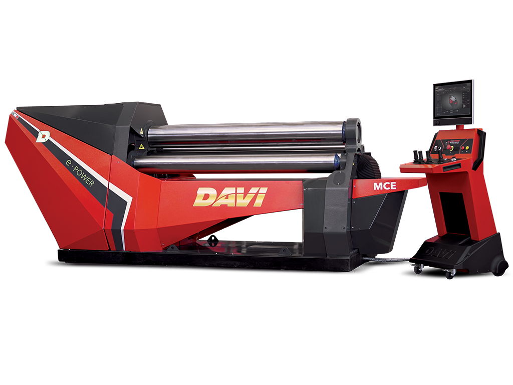 Davi MCB 4-roll Plate Rolling Machine 26mm – 50mm