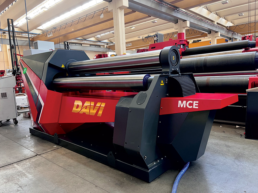 Davi MCB 4-roll Plate Rolling Machine 26mm – 50mm